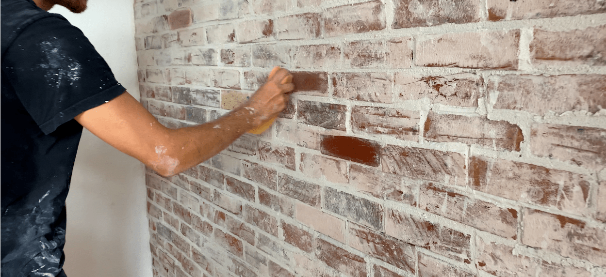 How to Lime Wash Brick in Simple Steps - Cubby Home Design
